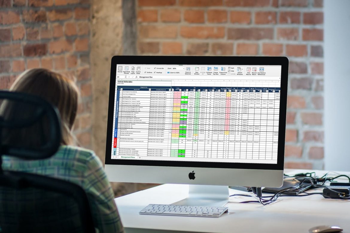 Excel Contract Deliverables Tracking Register | AM Project Partners